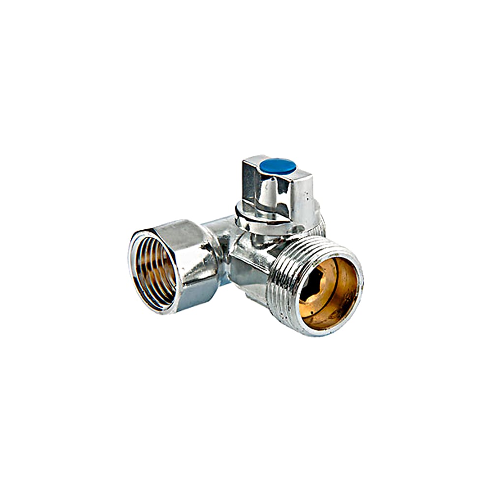 Тройник с шаровым краном VT256 (1/2"х3/4"х1/2") для трубопровода VALTEC ...
