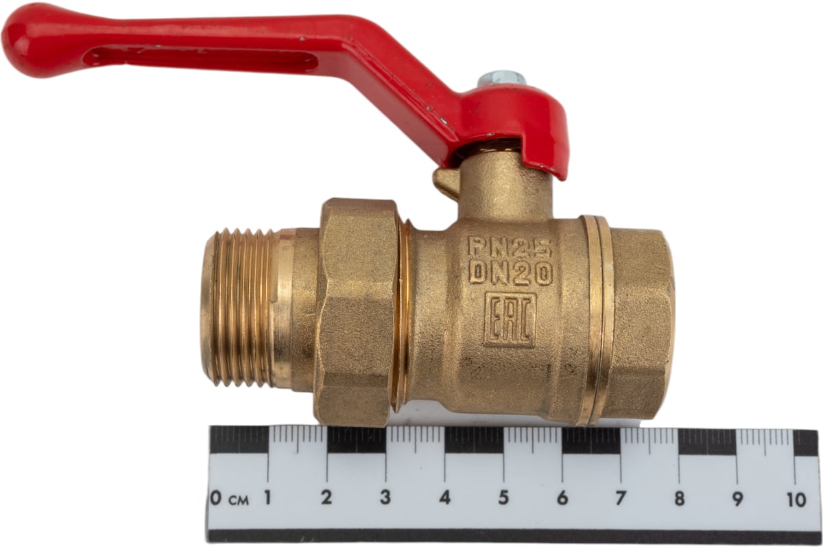 Шаровой кран для воды VALFEX OPTIMA латунный 3/4" ВР/НР рычаг ...