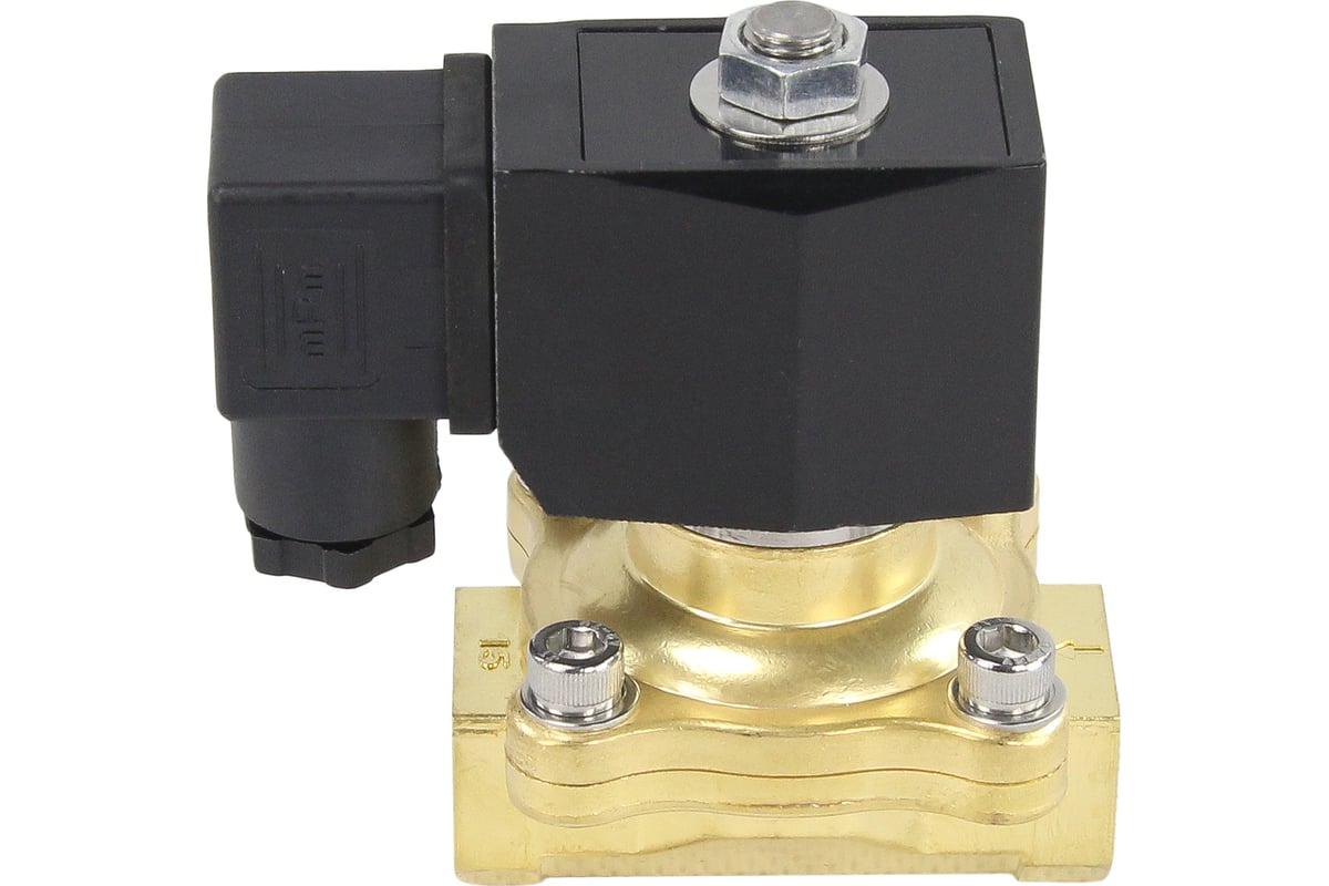 Электромагнитный клапан соленоидный двухходовой DN.ru VS2W-200V-NC Ду15 ...