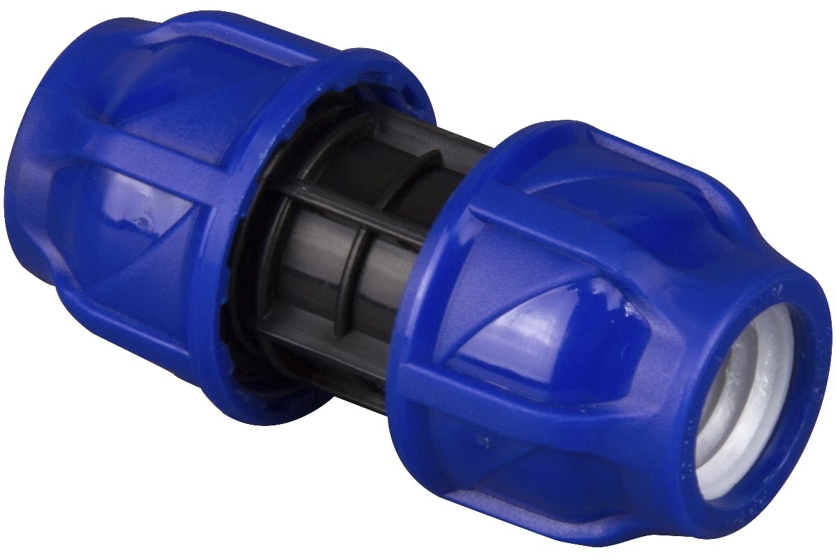 Компрессионная муфта TEBO ПНД соединительная 20x20 T-ПНД.М.0.20-20.CN ...