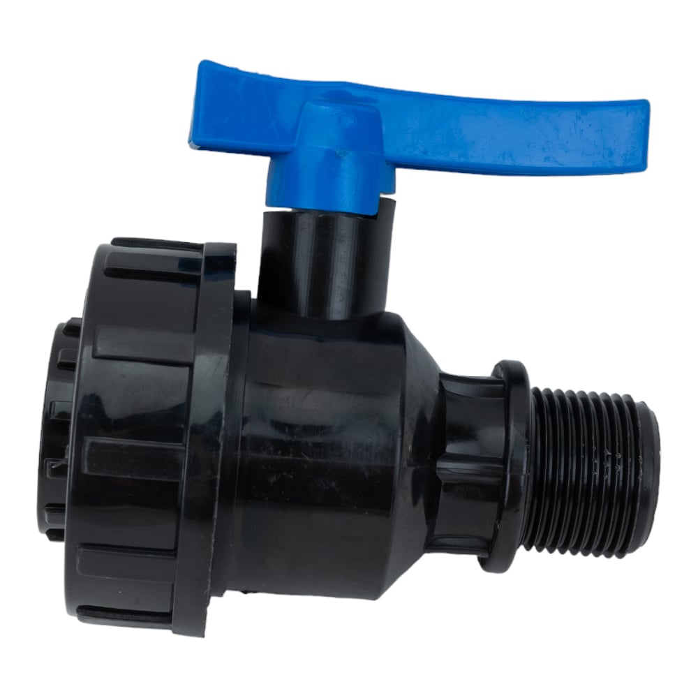 Шаровой компрессионный кран ПОЛИТЭК ВР/НР 3/4x3/4 ТПК-АКВА, 552223434 ...