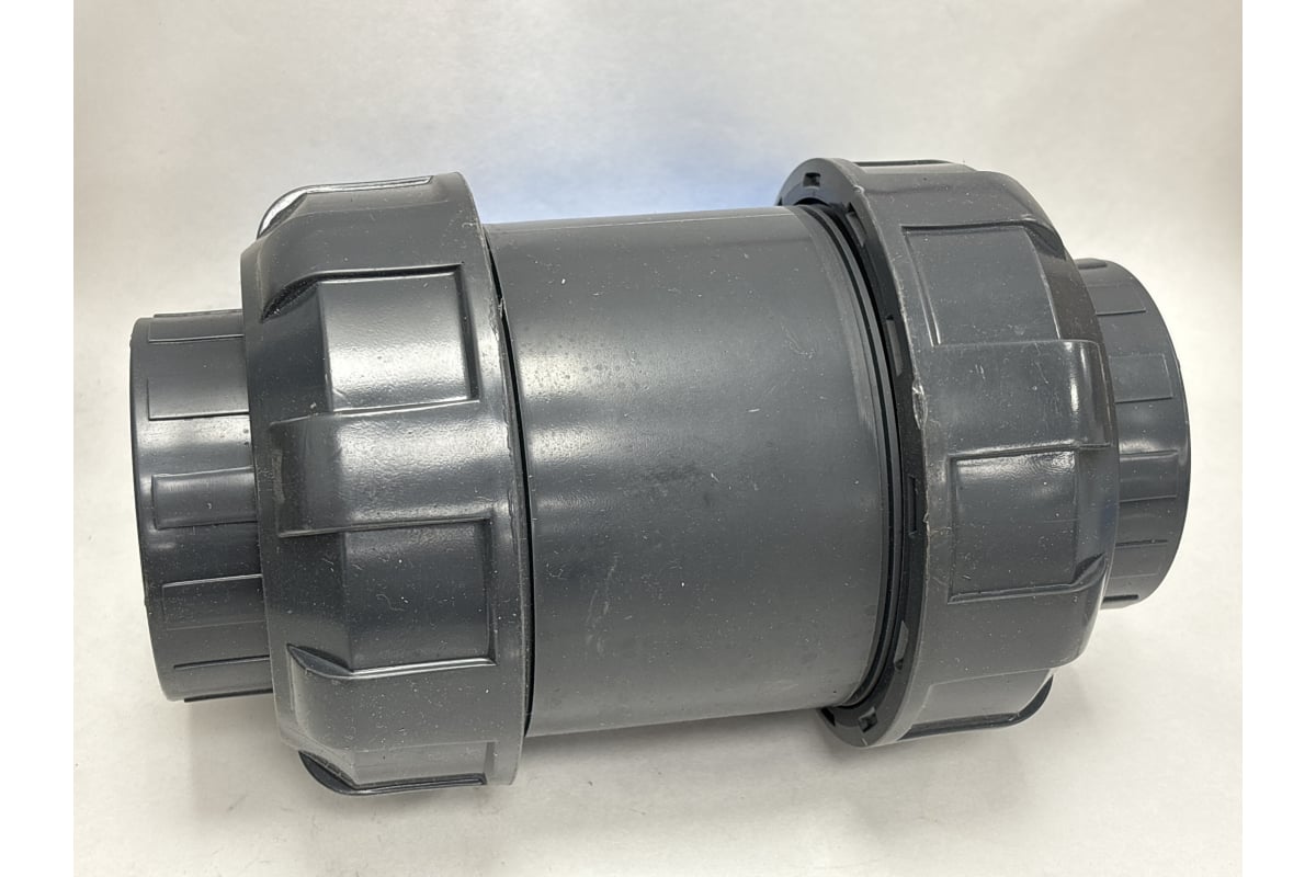 Шаровой кран НПВХ общего применения AQUAVIVA DN 75 мм, с муфтовым ...