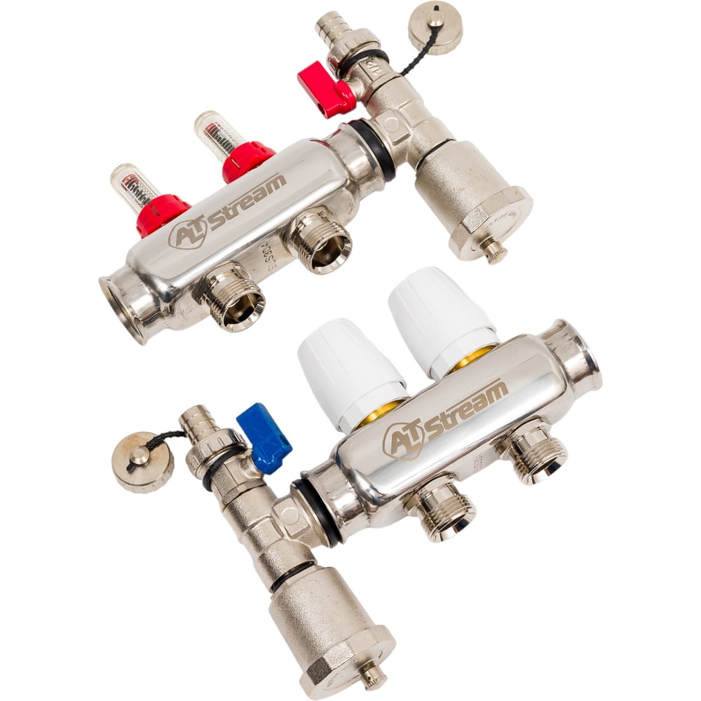 Коллекторная группа Altstream с расходомерами в сборе из нержавеющей ...