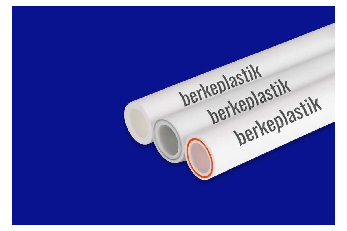 Труба PP-R Berke Plastik PN20, SDR 6, белая, горячая и холодная вода, d ...