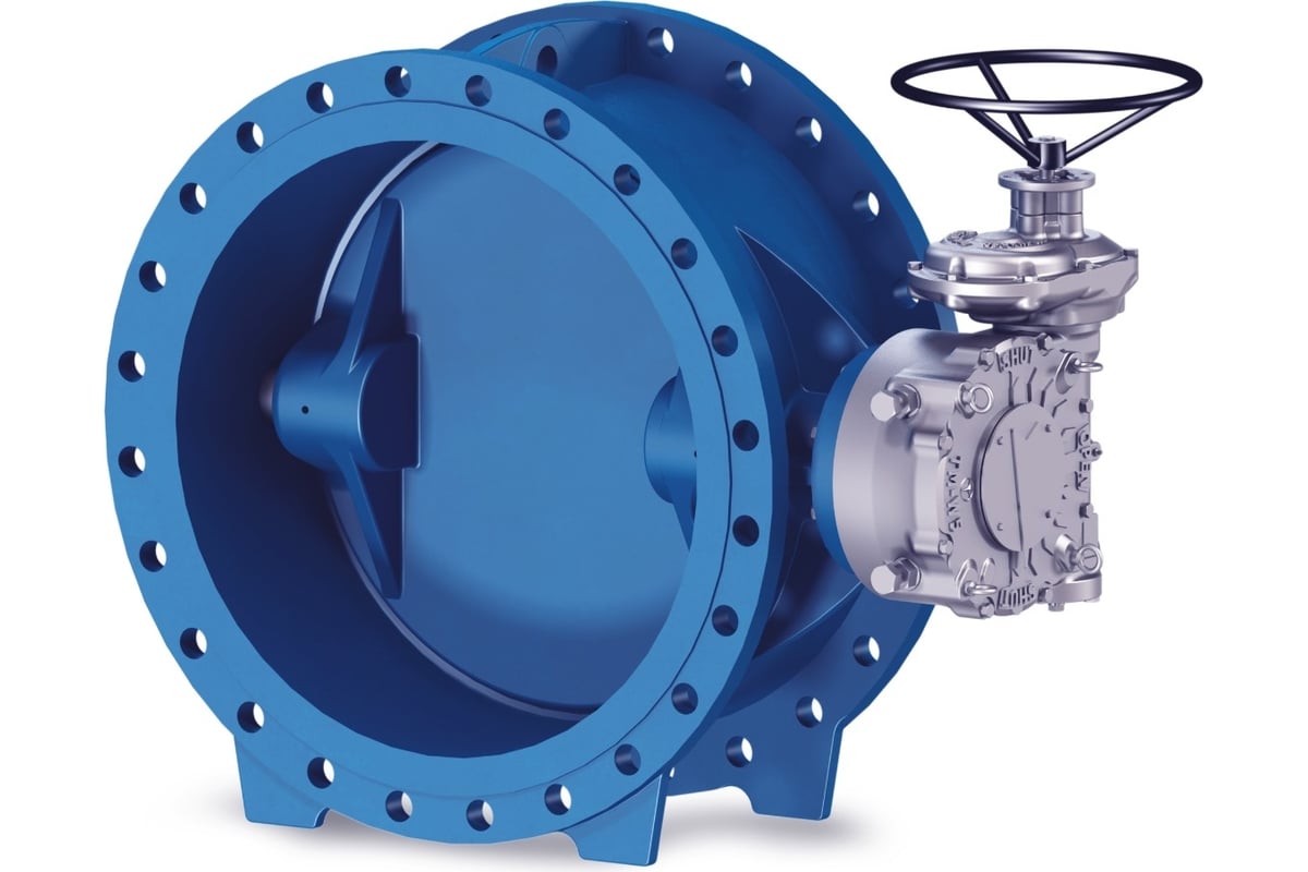 Поворотный двухэксцентриковый затвор DYARM -ZPD-R-700-16-G-G-E/N-ISO ...