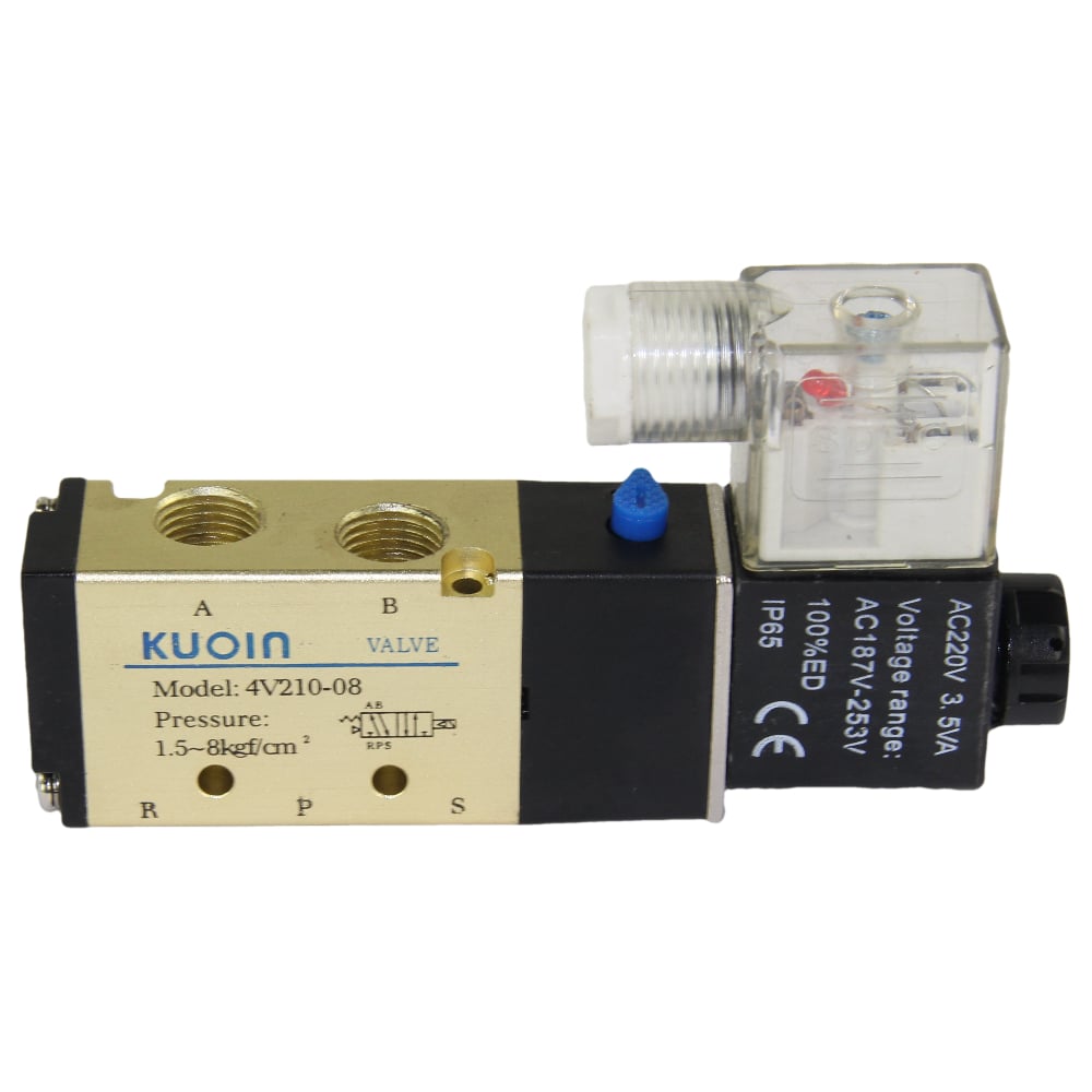 Пневмораспределитель DN.ru KUOIN PND3-S1EM-52-1NC-J08 1/4 ...