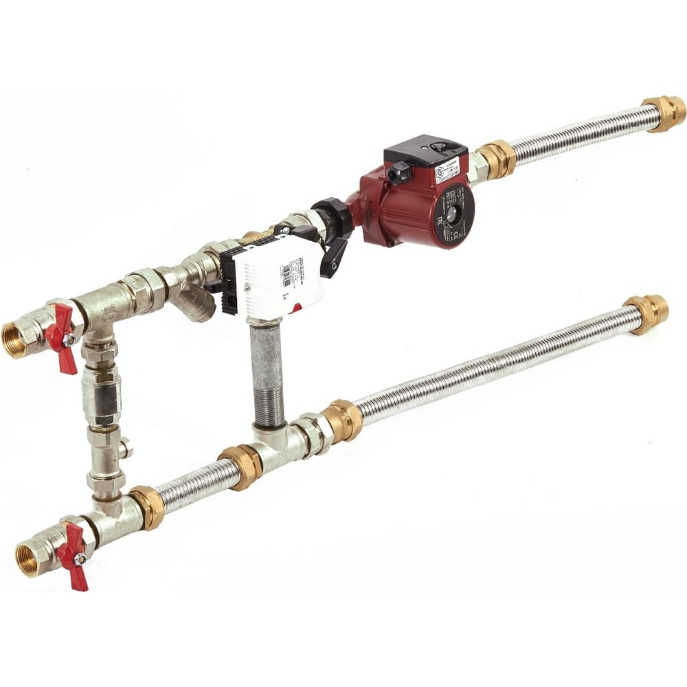 Смесительный узел с гибкими подводками Shuft MST 25-40-4.0-C24-F НС ...