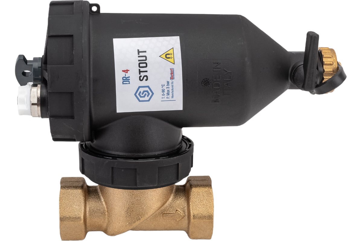 Шламоотделитель с магнитом и циклонным фильтром STOUT Sfw-0073-000025 1 ...