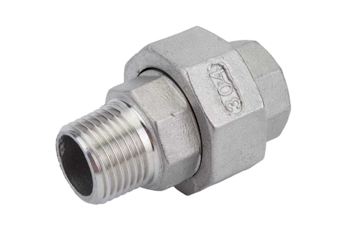 Американка TITAN LOCK нержавеющая (AISI304) 1/2", ВР/НР TL1/2UFM ...