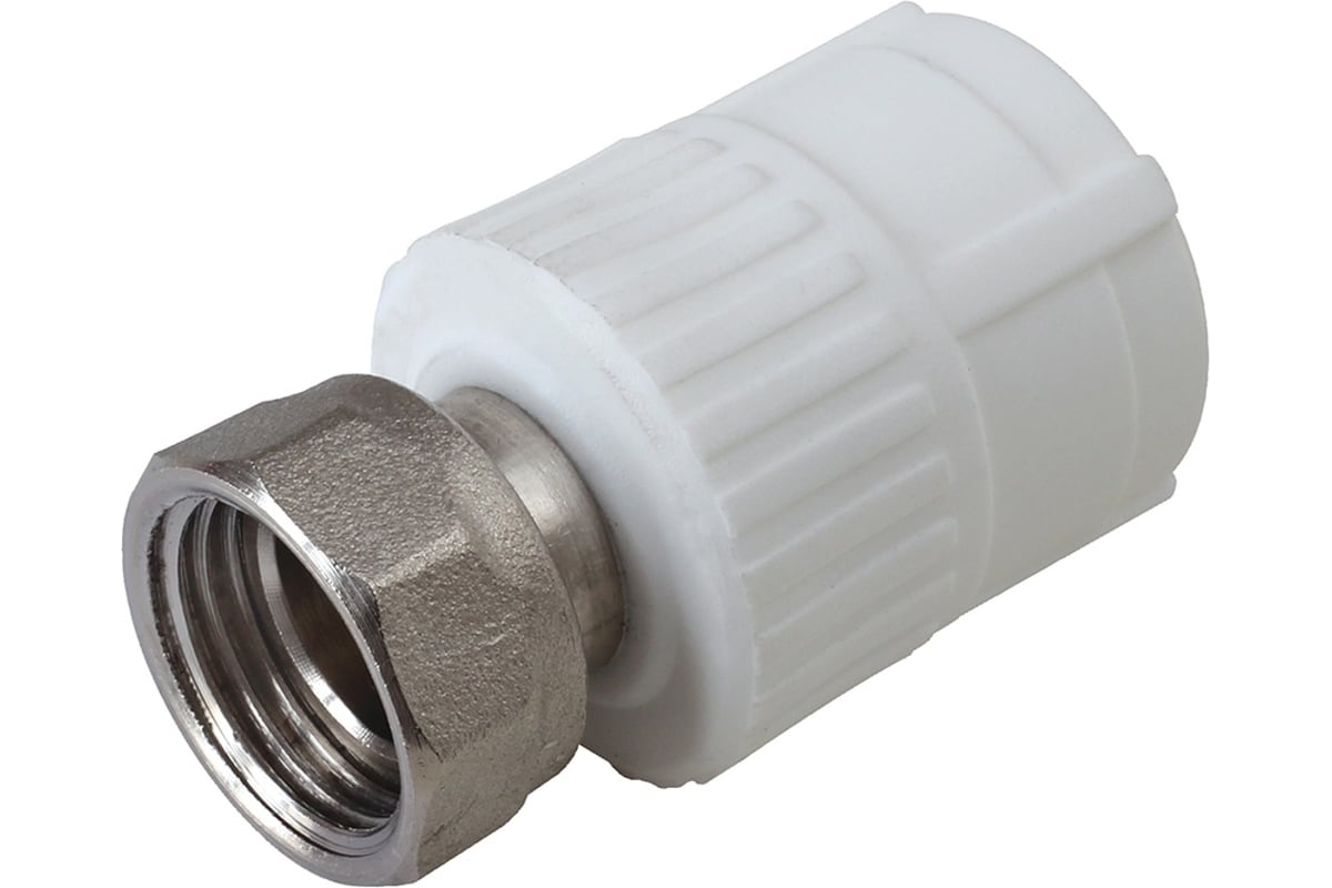 Муфта PPRC с накидной гайкой 20х1/2 Aquapipe MP-У ИС.090205 - выгодная ...