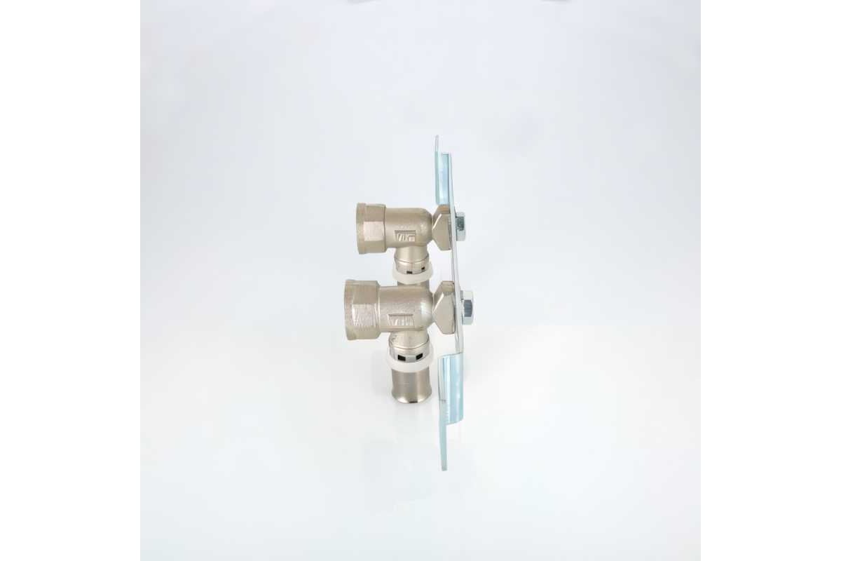 Монтажная планка с водорозетками, пресс 16х1/2 Valtec VTm.224.N.001604 ...