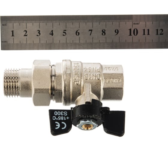 Шаровый кран с полусгоном Bugatti OREGON 1/2" в/н бант артикул 3220027 ...