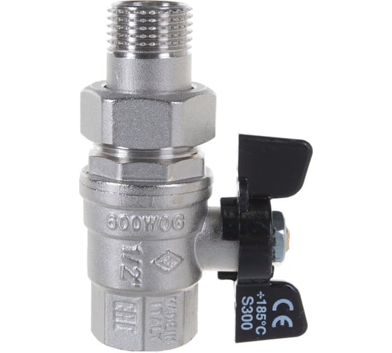 Шаровый кран с полусгоном Bugatti OREGON 1/2" в/н бант артикул 3220027 ...