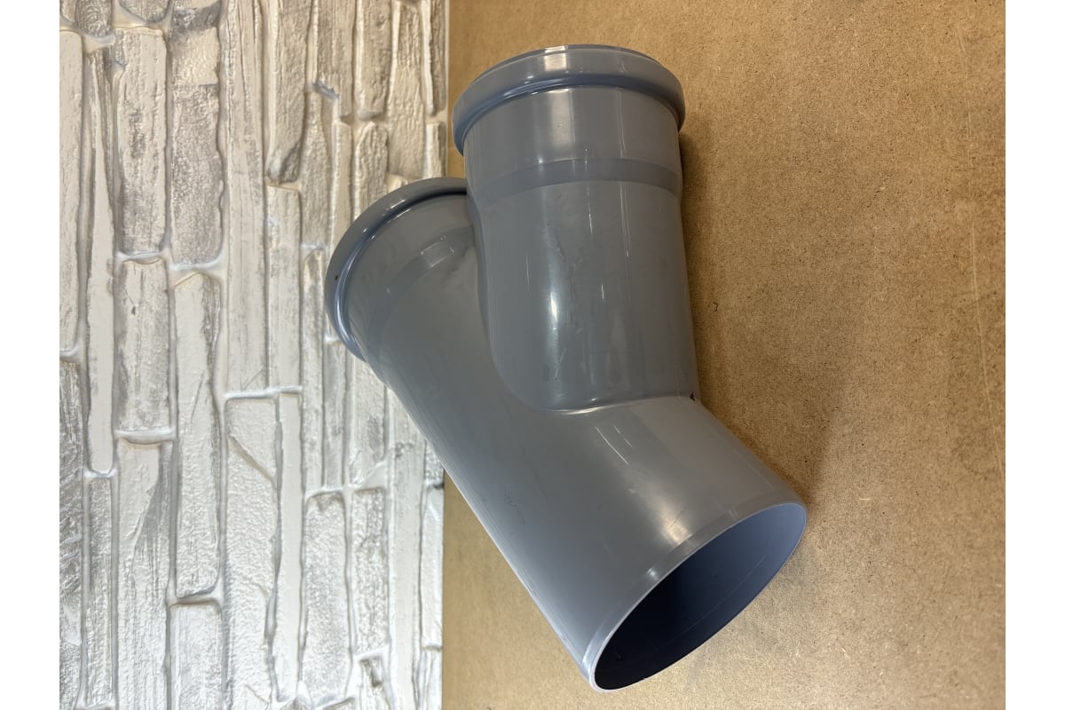 Тройник RTP вк пп 125/110x45, серый 36302 - выгодная цена, отзывы ...