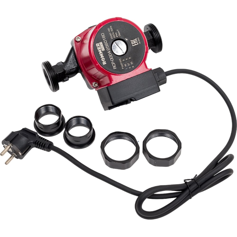 Циркуляционный насос ROMMER profi 25/60-180 RCP-0004-2560180 RG0091N6E5OL6F - выгодная цена ...