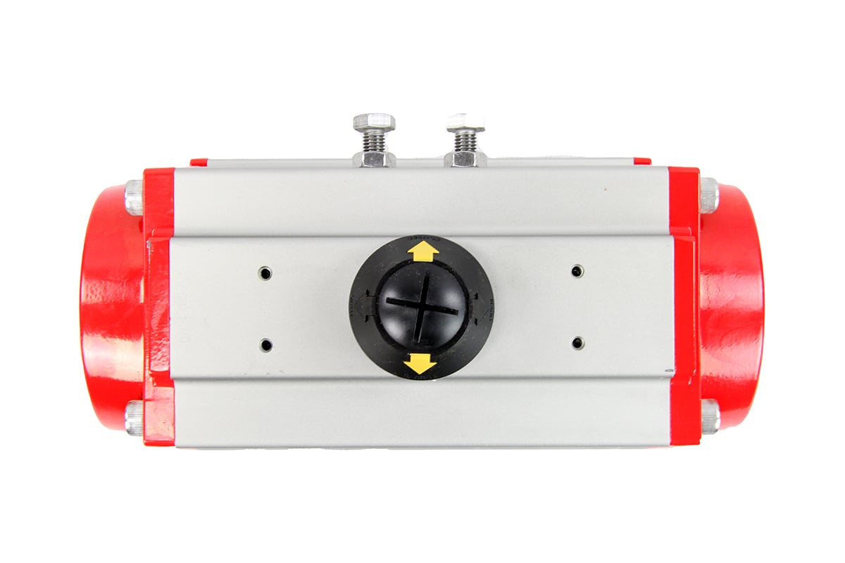 Пневмопривод двойного действия DN.ru da-140, iso-фланец f10/f12 ...