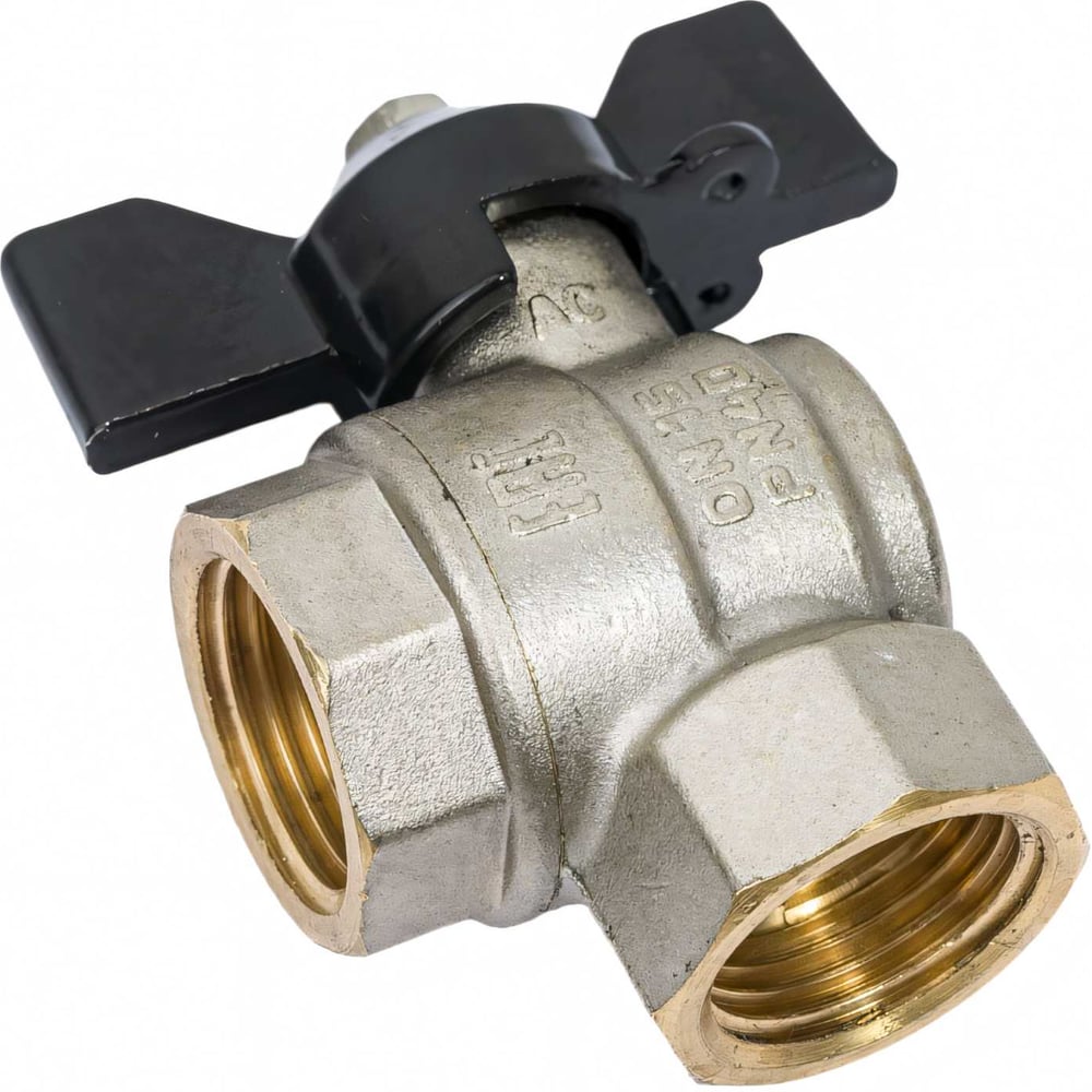 Кран LD PRIDE угловой шаровой 1/2'' - 1/2'' вн/вн бабочка 552305 - выгодная цена, отзывы ...