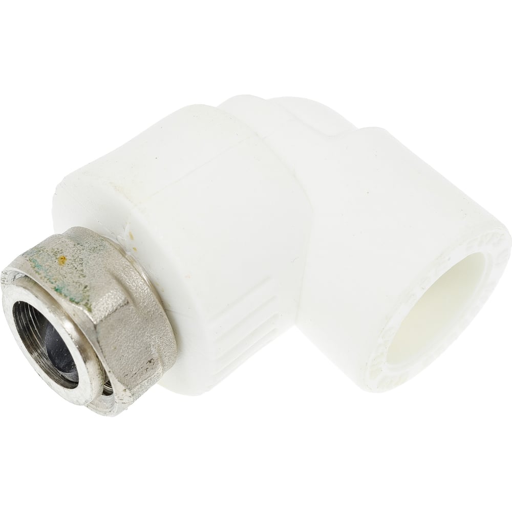 Угольник с накидной гайкой PRO AQUA PP-R Белый 20 мм 1/2" PA29208b ...