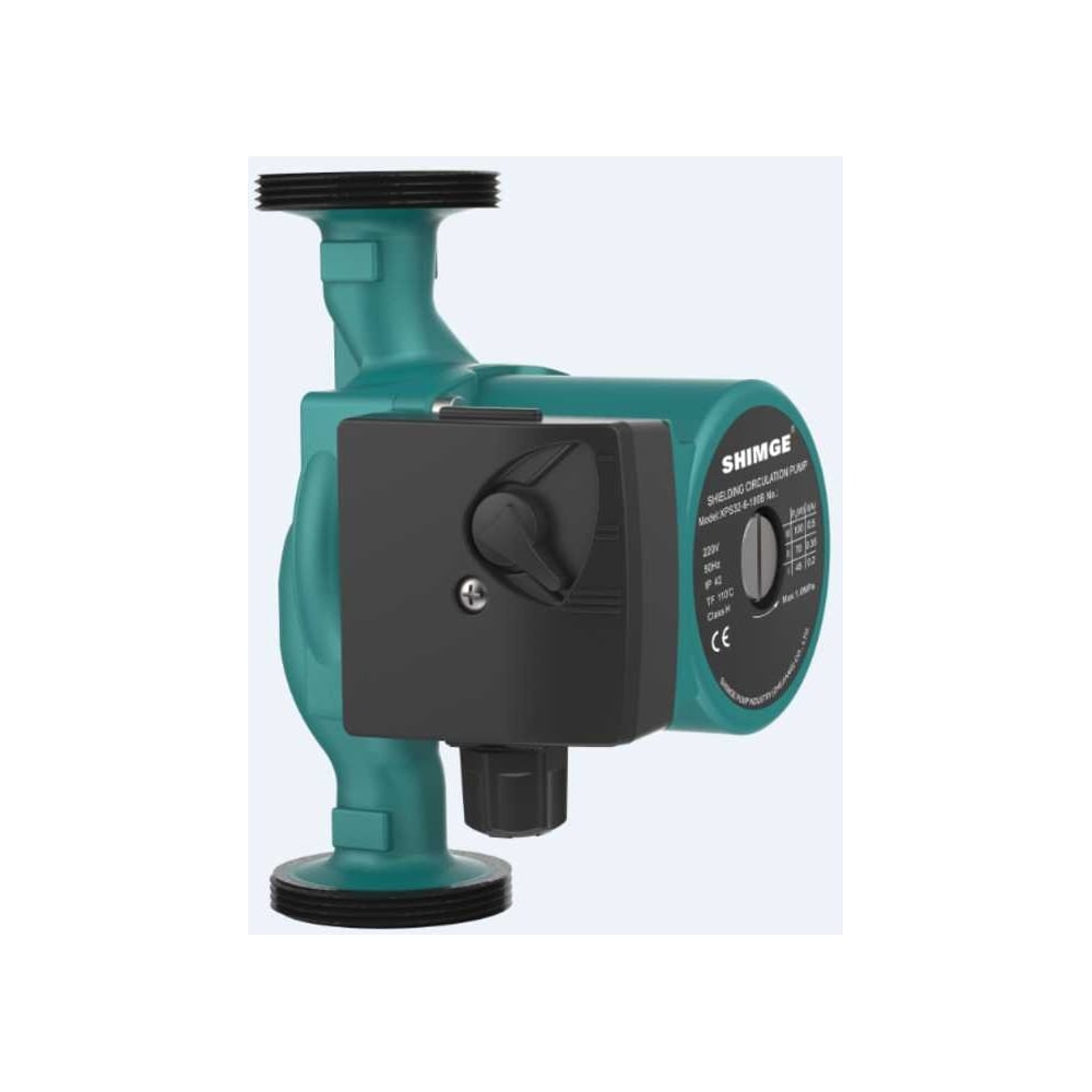 Насос SHIMGE XPS 32-6-180B, 90/65/45Вт, 220В, 50 Гц, 2", чугун, 10 бар, 110 С, 10110100294 ...