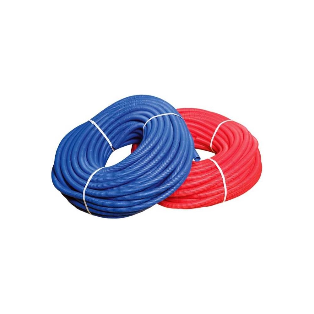 Гофрированная труба BYR PEX 40 в бухтах по 30м (для БИР ПЕКС Д25) красная 0555 - выгодная цена ...