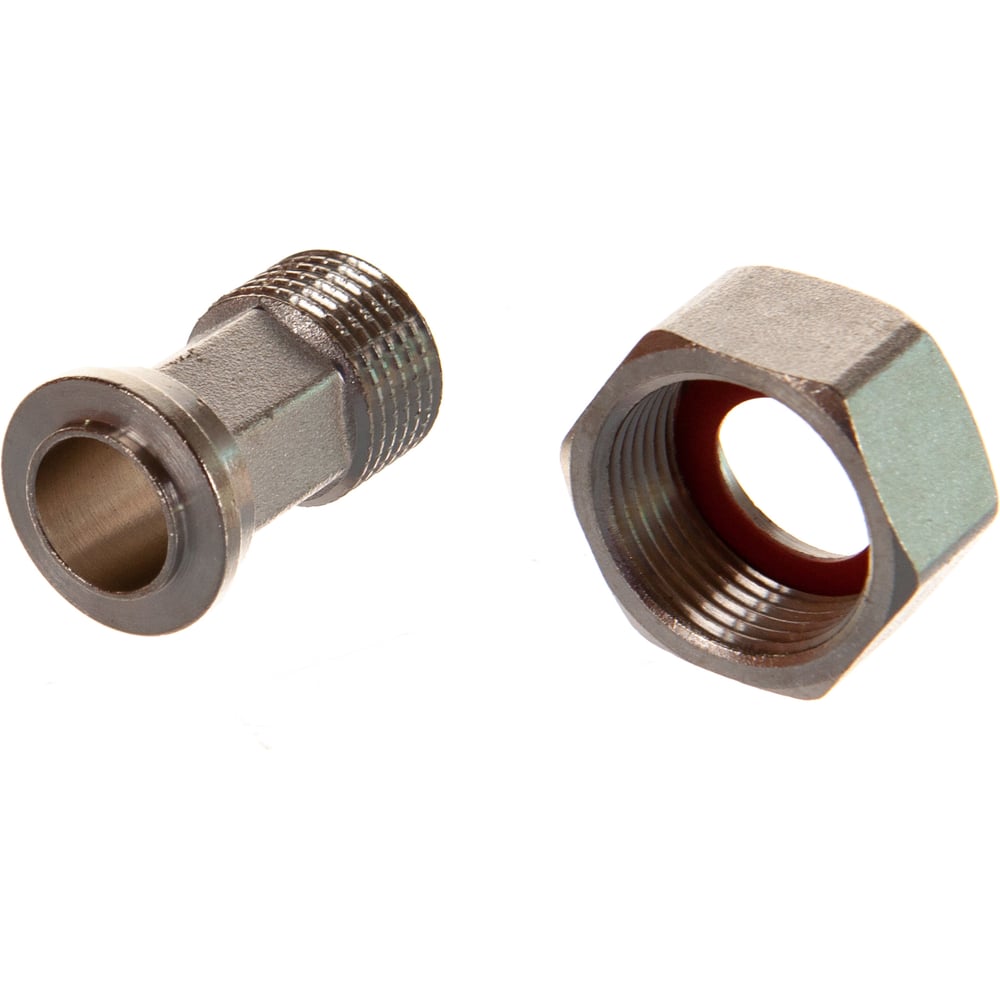 Штуцер с накидной гайкой, с ушком для пломбы PRO AQUA 1/2x3/4 18-m15x ...