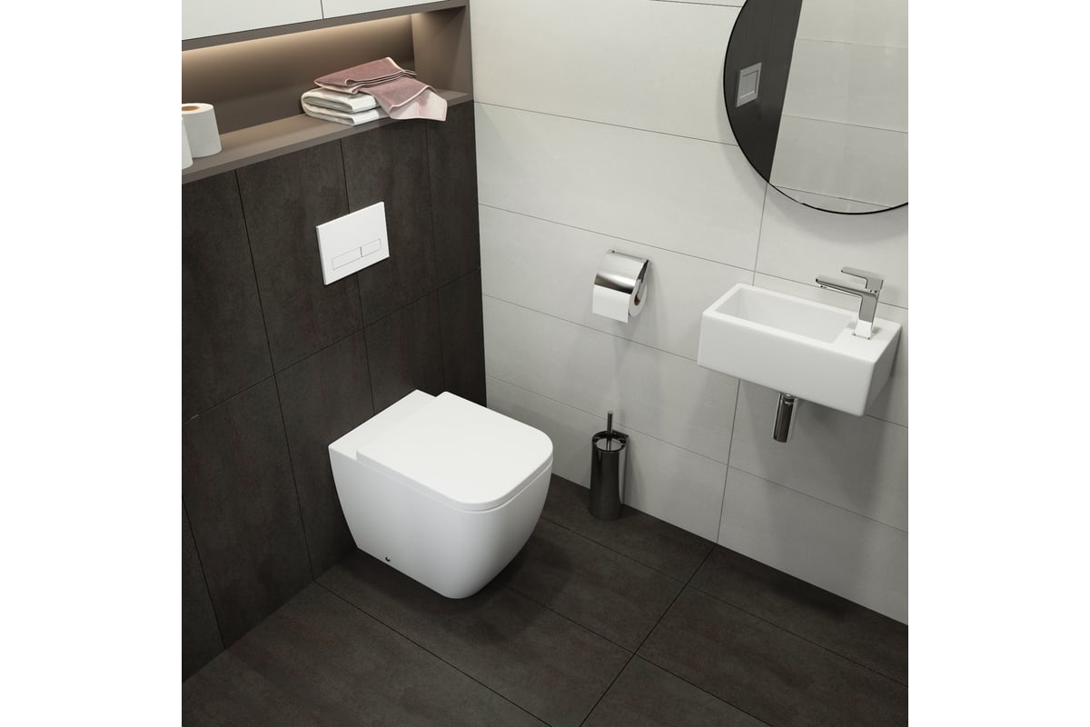 Инсталляция для приставного унитаза в комплекте 2 в 1 Lavinia Boho ...