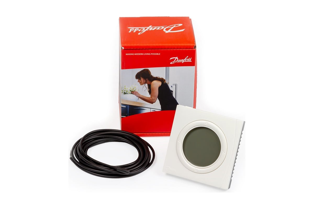 Терморегулятор Danfoss™ ECtemp Next Plus с комбинацией датчиков, 16А DEVI 088L0121 - выгодная ...