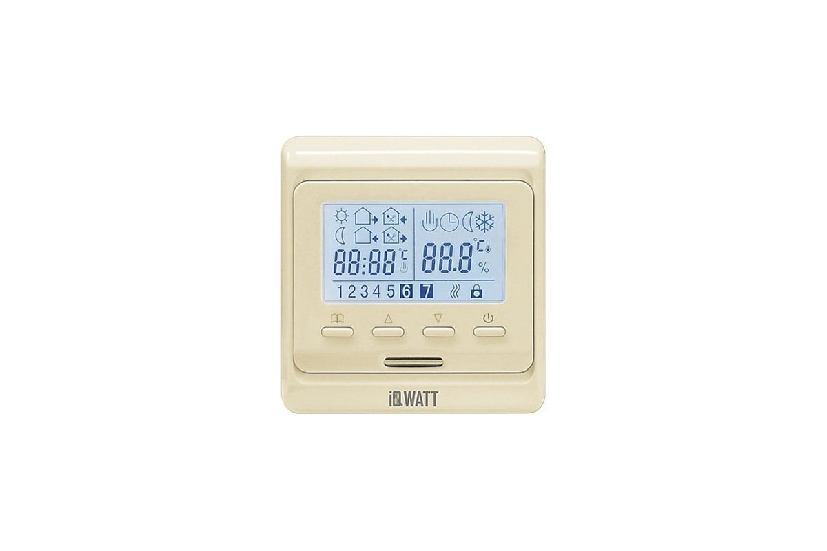 Терморегулятор IQWATT IQ Thermostat P слоновая кость 039488 - выгодная ...