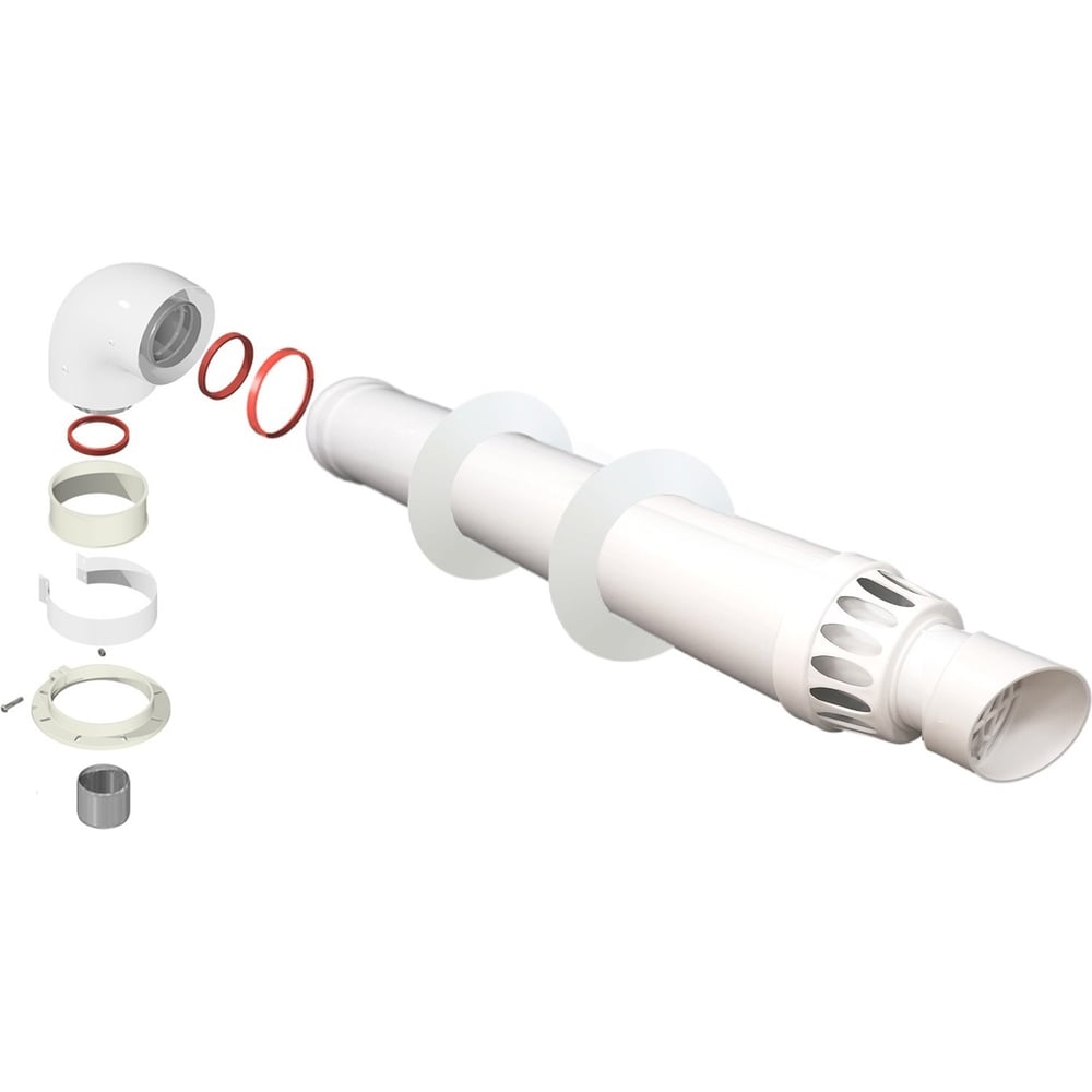 Коаксиальный комплект DR thermo диаметр 60/100, универсальный , антилед ...