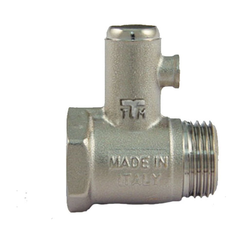 Предохранительный клапан для водонагревателя Tiemme 1/2", НВ, 8.5 бар 1930002 - выгодная цена ...