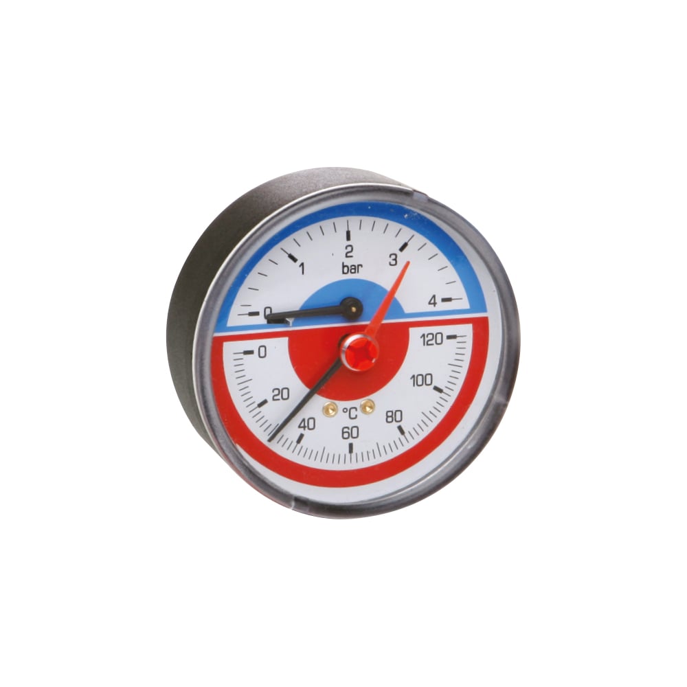 Термоманометр с запорным клапаном, заднее (аксиал.) ICMA S.P.A. подкл ...