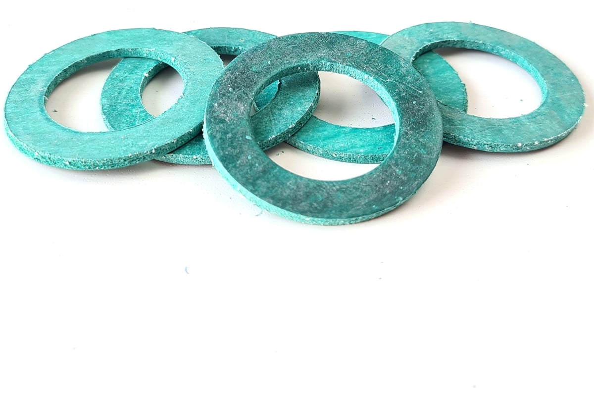 Набор прокладок из безасбестового паронита СТМ 1-1/4 42x33 h=2мм (4шт ...