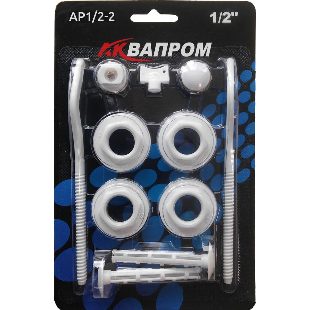 Комплект для монтажа радиатора AQUAPROM AP1 2-2 с 2-мя кронштейнами ...