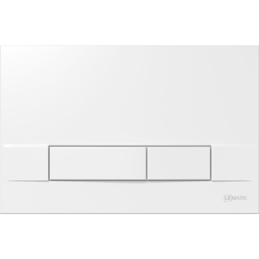 Кнопка смыва Lemark BIT механическая цвет: белый глянец 9804008 - выгодная цена, отзывы ...