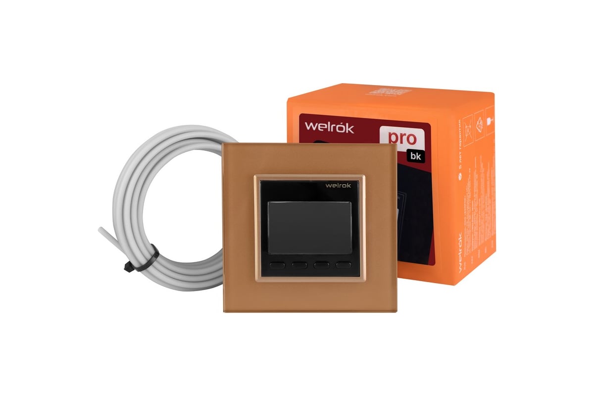 Терморегулятор LIVOLO Welrok PRO для рамки с электронным управлением, датчик воздуха, датчик ...