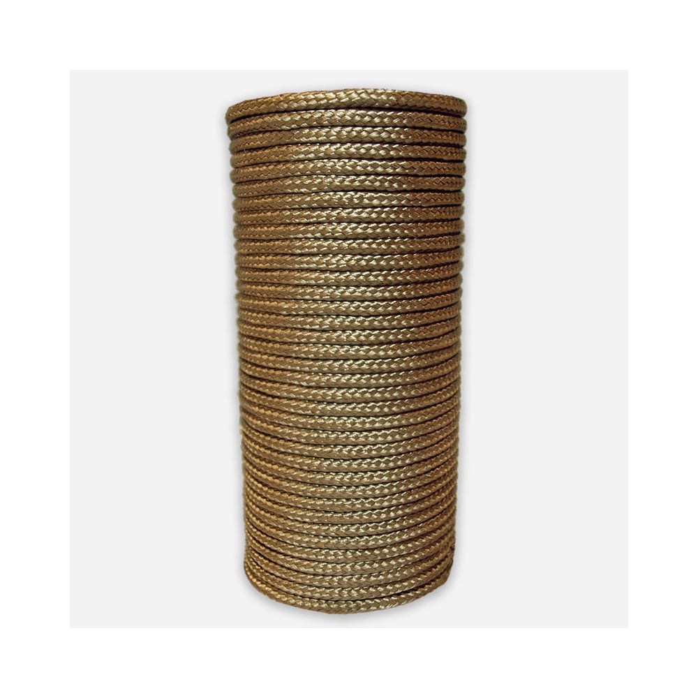 Базальтовый шнур BASFIBER диаметр 2 мм, длина 100м, огнеупорный 700C, уплотнительный Шнур 2-100 ...