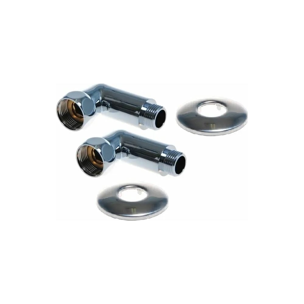 Уголок для полотенцесушителя SG г/ш 3/4"х3/4", хром, 2 шт 741SCH0505 ...