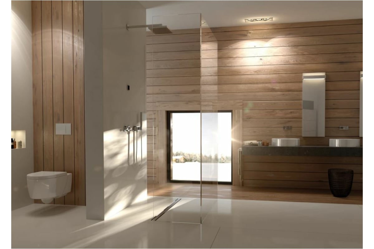 Дренажный канал Geberit CleanLine 60 нержавейка 154.457.00.1 ...