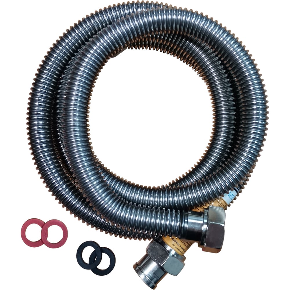 Сильфонная подводка для газа ELKA 1/2 г/г, 1.8 м 1641841 - выгодная ...