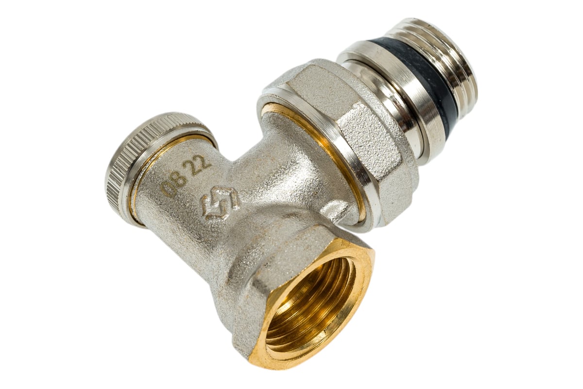 Настроечный клапан MVI угловой, с самоуплотняющимся кольцом 1/2" TR.111 ...