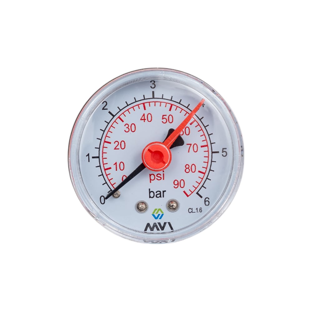 Аксиальный манометр MVI до 6 бар, D50 мм, подключение G1/4 AM.5006.03 ...