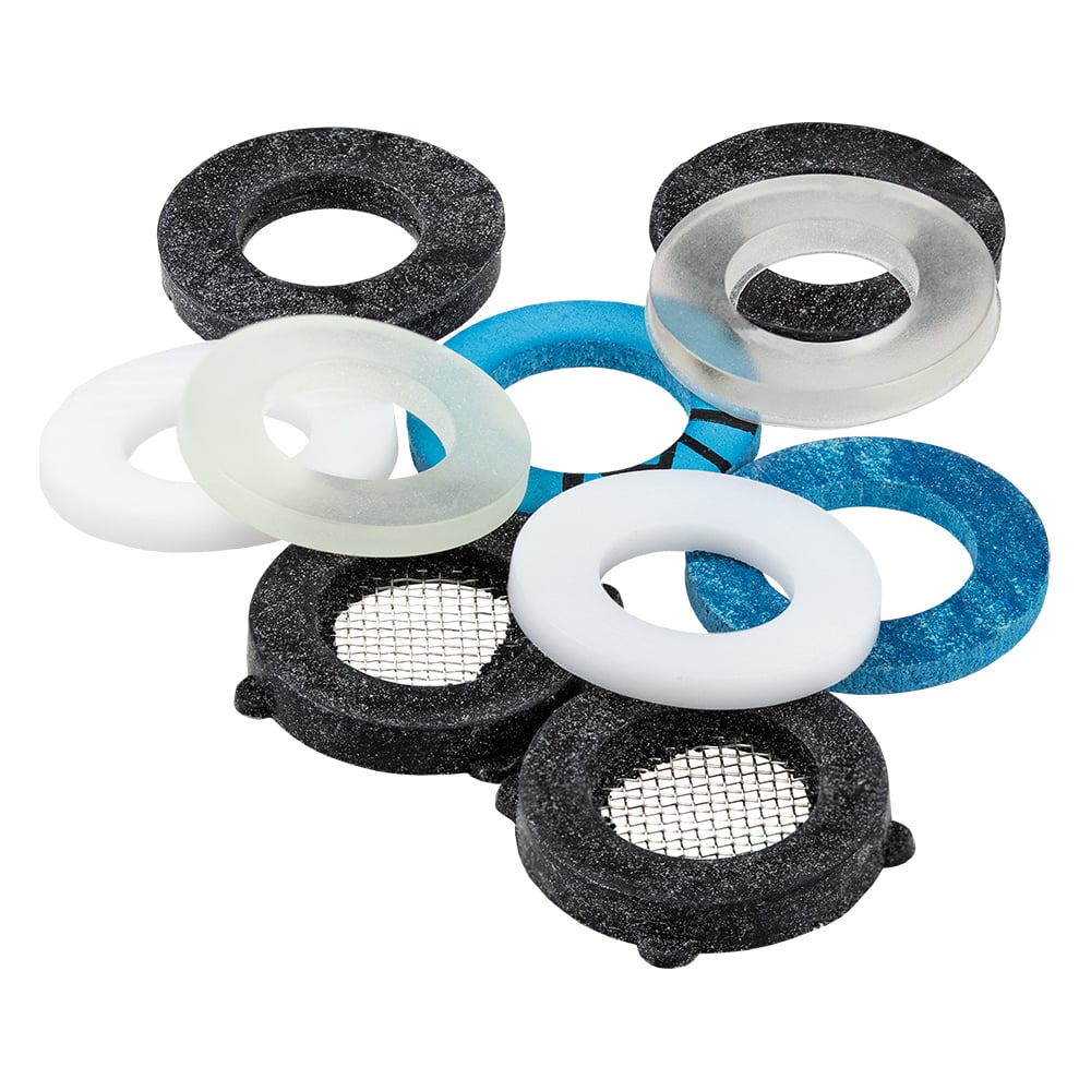 Набор сантехнических прокладок MasterProf 1/2", 10 шт, резина, пвх, фоторопласт, паронит ИС ...