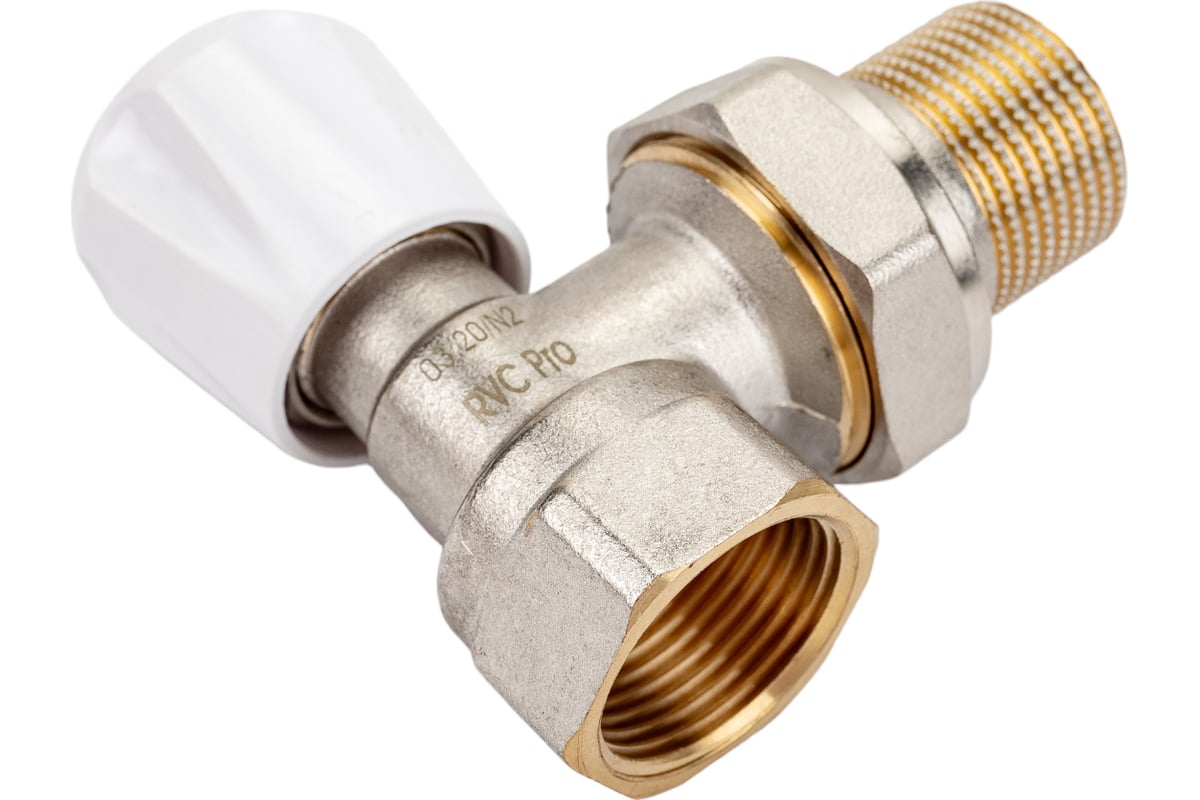 Ручной клапан для радиатора Rvc Compact 3/4 угловой 11669 - выгодная ...