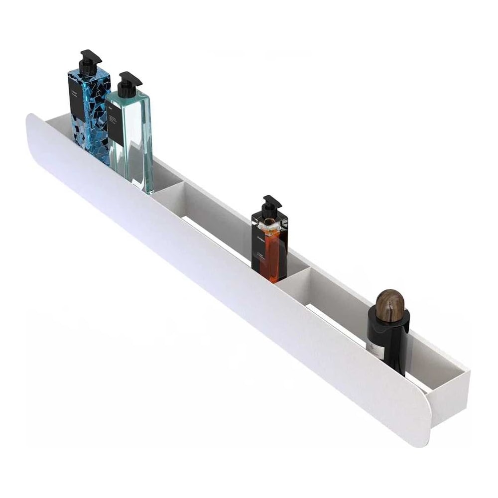 Полка Граф Держалкин Radius mono 90x9.2x9 белая Fl-ra-m90-б - выгодная ...