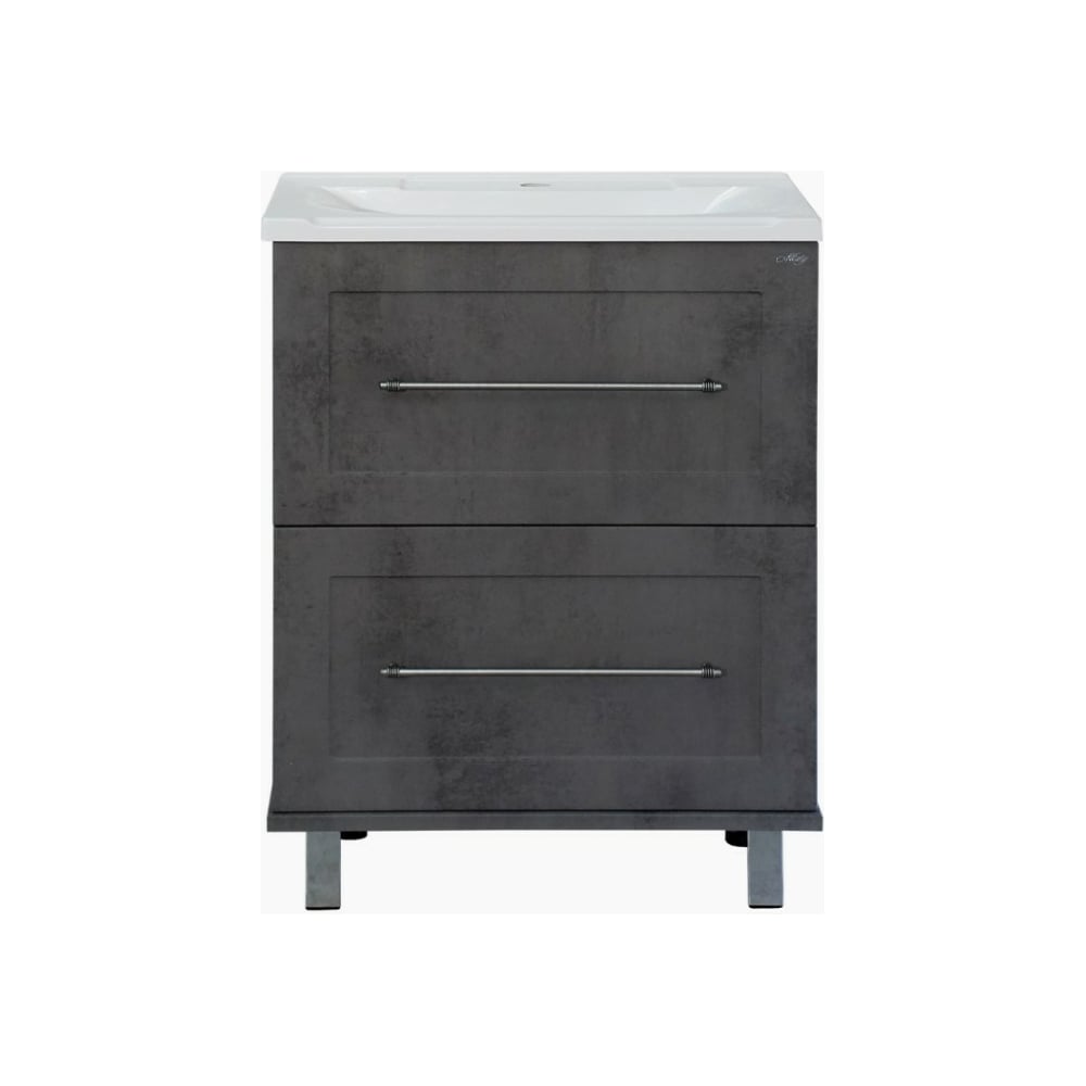 Напольная тумба Misty Марта - 70 темный бетон П-Мрт-01070-2513Н ...