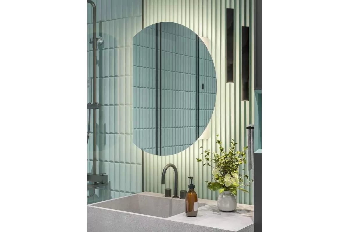 Шкаф зеркальный ALIAS Дольче 70x50 с теплой LED-подсветкой и взмахом руки shd705032 - выгодная ...