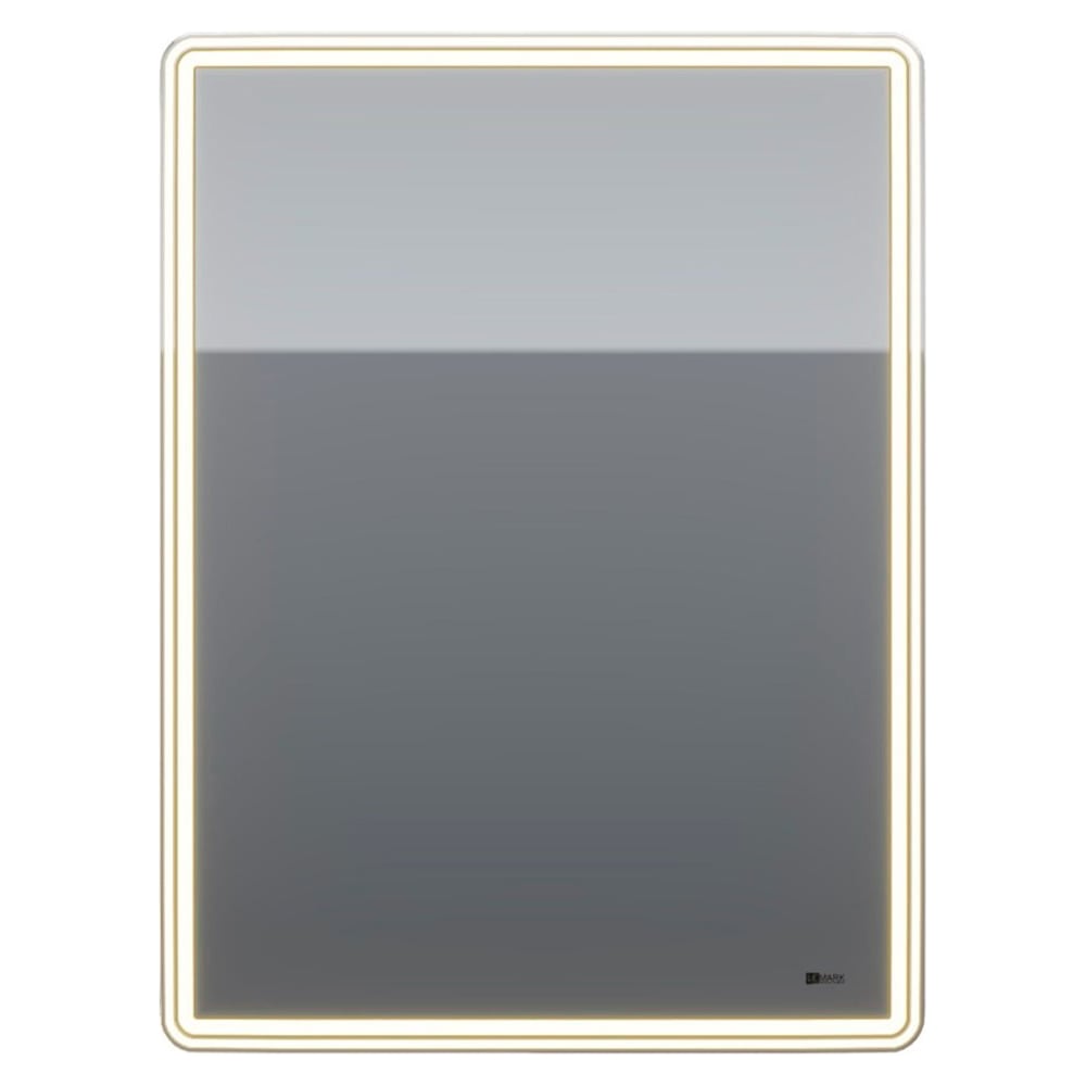 Шкаф зеркальный Lemark ELEMENT 60x80 см, 1 дверный, петли справа, с подсветкой, с розеткой, цвет ...