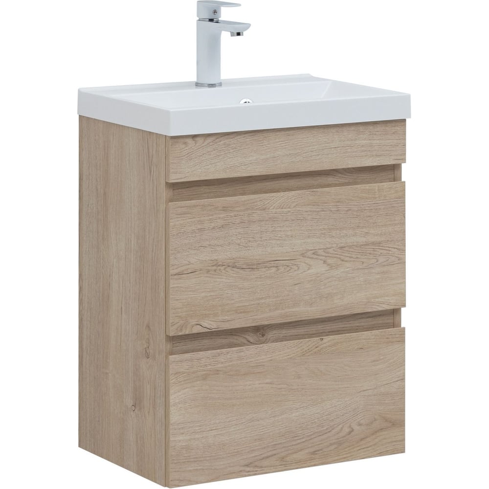 Тумба Aquanet Нота new 50 цв.дуб светлый (334196) 00334196 - выгодная ...