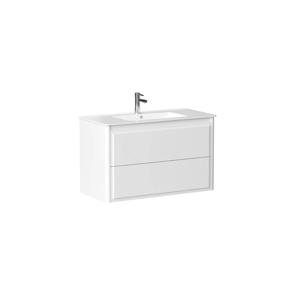 Тумба ALLEN BRAU 1.360002.WM PARIS 100, белый матовый (334332) 00334332 ...