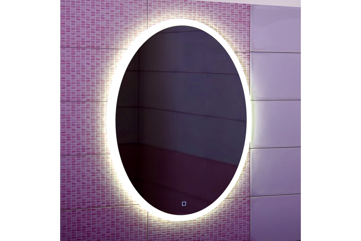 Зеркало Бриклаер Эстель 3 60, с подсветкой LED, сенсор на зеркале ...